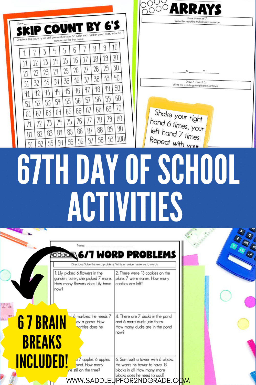 Fun & Engaging 6 7 Games for the Classroom: Six Seven Math Activities ...