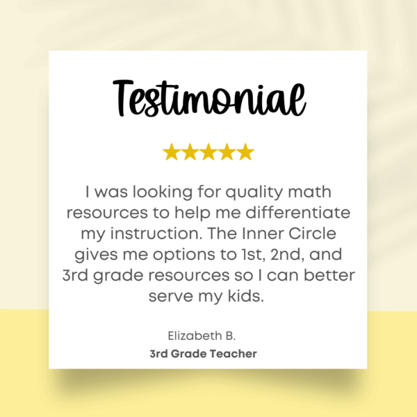 The Inner Circle Math Membership for Elementary Teachers