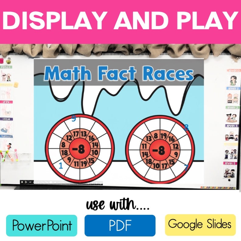 Themed Math Fact Games for Addition & Subtraction Within 20 | Fun ...